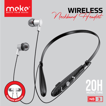 MEKE NB3 Wireless Neckband - Eshomart